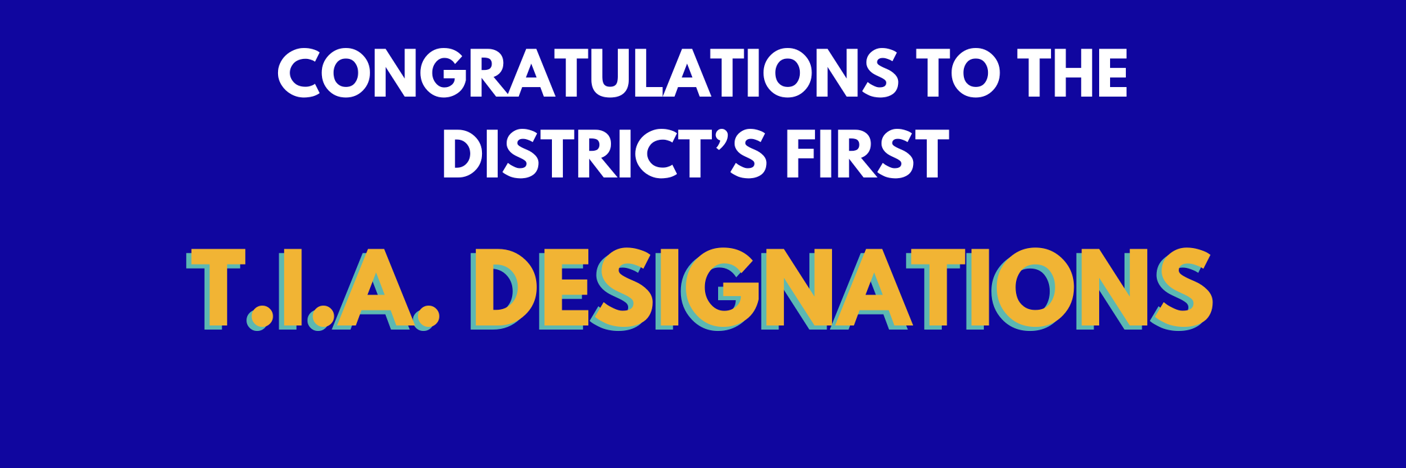 Congratulations to the district’s FIRST TIA designations - Cityscape ...