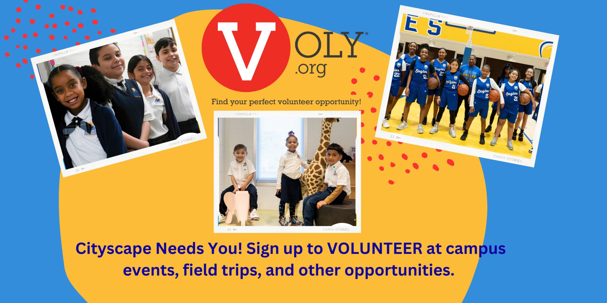 Become a Volunteer - Cityscape Schools